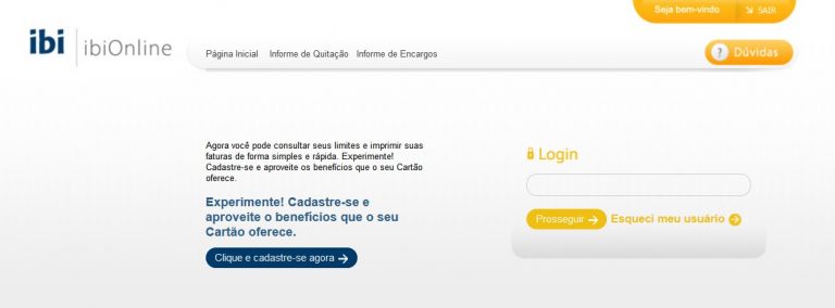 Segunda via da Fatura cartão de crédito Ibicard - Boleto Ibicard online